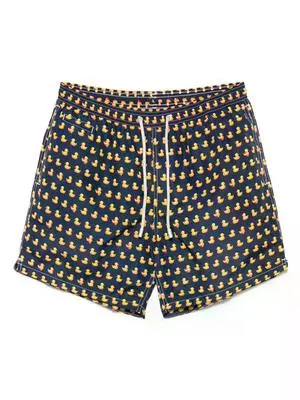 MC2 SAINT BARTH Printed Swim Shorts - Blue