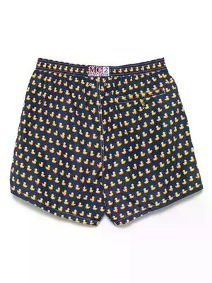 MC2 SAINT BARTH Printed Swim Shorts - Blue