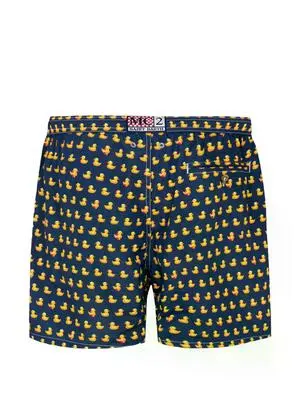 MC2 SAINT BARTH Printed Swim Shorts - Blue