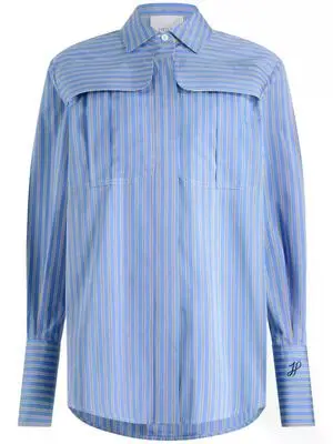 PATOU Safari Poplin Shirt - Blue