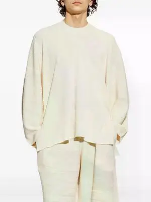 Issey Miyake Cotton Sweater - Neutrals