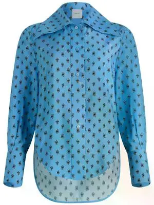 PATOU Printed Shirt - Blue