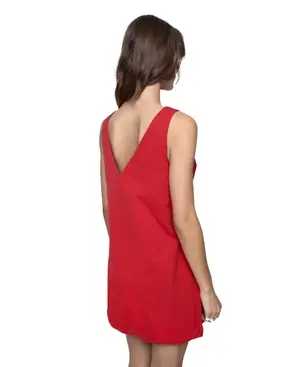 Rebecca Minkoff Leia Bubble Mini Dress - Red