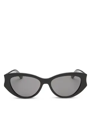 Dior Diorglow B11 Cat Eye Sunglasses - Black/smoke
