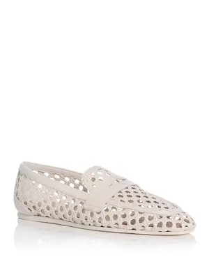 STUART WEITZMAN Thea Loafer Flats - Cream