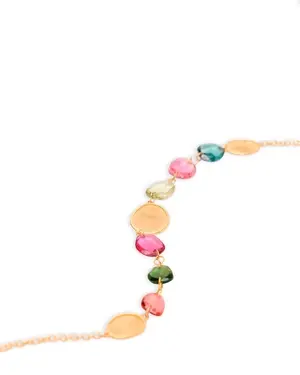 Marco Bicego 18k Yellow Lunaria Tourmaline Collar Necklace