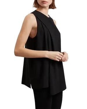 Ted Baker London Icana Draped Top - Black