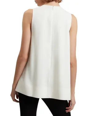 Ted Baker London Draped Sleeveless Top - Ivory