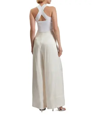 Ted Baker London Baiblu Halter Neck Knit Jumpsuit