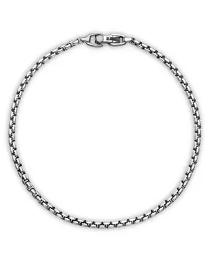 David Yurman Box Chain Bracelet - Silver