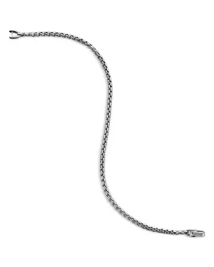 David Yurman Box Chain Bracelet - Silver