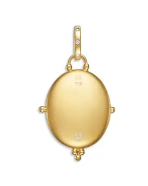 Temple St. Clair 18k Yellow Multi Gemstone & Diamond Locket