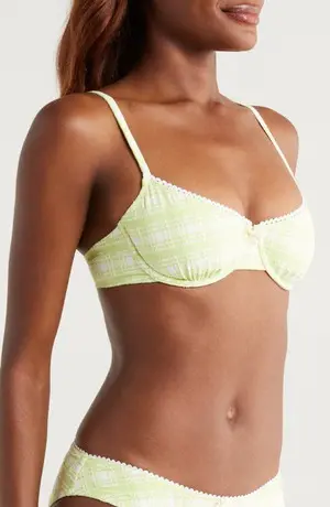 Solid & Striped Daphne Underwire Bikini Top - Matcha