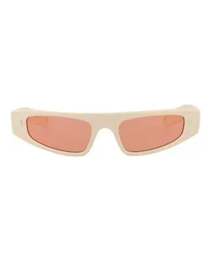Gucci Cat Eyeframe Recycled Acetate Sunglasses - Ivory/red (gg1634s