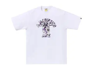 A BATHING APE Soho 18th Anniversary Logo Tee Shirt - White