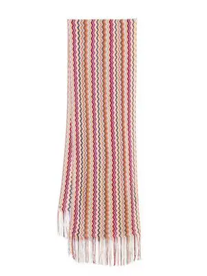 Missoni Zigzag Scarf - Pink