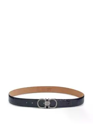 FERRAGAMO Gancini Belt - Blue