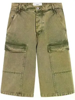 Ami Wide Leg Shorts For Men