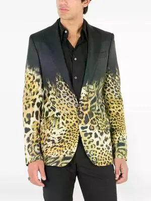 Roberto Cavalli Leopard-print Blazer