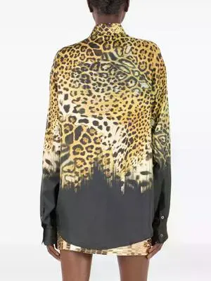 Roberto Cavalli Leopard-print Shirt