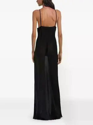 Roberto Cavalli Sleeveless Maxi Dress - Black