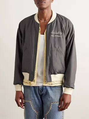 Visvim Reversible Bomber Jacket - Green