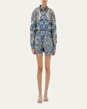 Agua Bendita Cecilia Button-front Shirt