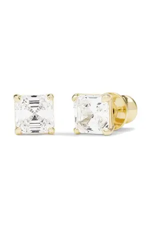Melinda Maria Queen Cubic Zirconia Stud Earrings - Goldhite