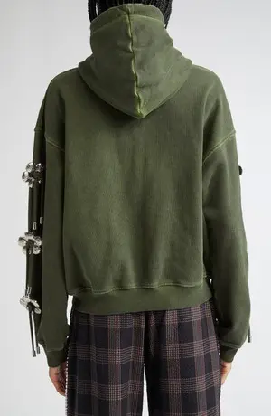 Chopova Lowena Dallas Hoodie In Green - 65% Off | Editorialist