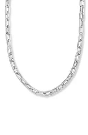 Melinda Maria Lil Frankie Chain Necklace - Silver