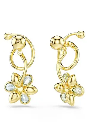 SWAROVSKI Idyllia Floral Charm Jacket Earrings - Multi
