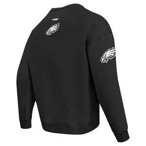 PRO STANDARD Philadelphia Eagles Turn It Up Drop Shoulder Pullover Sweatshirt
