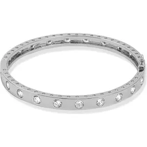 Melinda Maria Ashley Hinged Cuff Bracelet - Silverhite