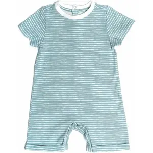 NORANI Norani Baby Organic Romper Green Stripes