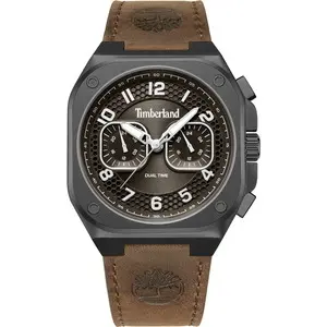Timberland Mackinac Multifunction Chronograph Strap Watch - Brown
