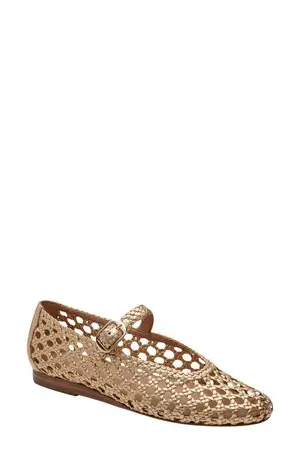 Marc Fisher Evonna Mary Jane Flat - Gold