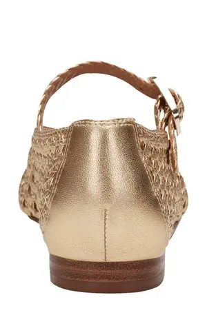 Marc Fisher Evonna Mary Jane Flat - Gold