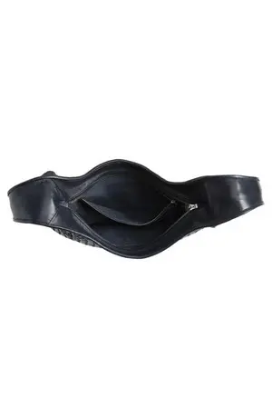 Bottega Veneta Intrecciato Leather Hobo Bag - Midnight/silver