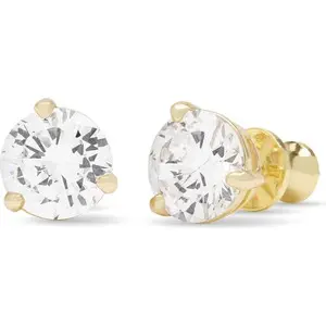 Melinda Maria Cubic Zirconia Stud Earrings - Goldhite