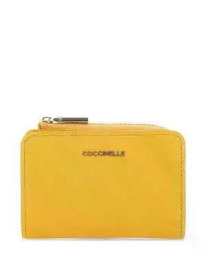 COCCINELLE Metallic Soft Wallet - Yellow