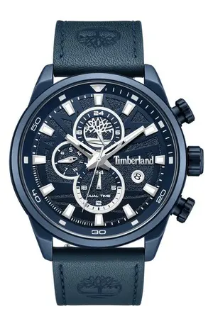 Timberland Multifunction Chronograph Strap Watch - Navy