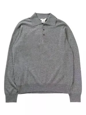 THE ROW Cashmere Polo Shirt - Grey