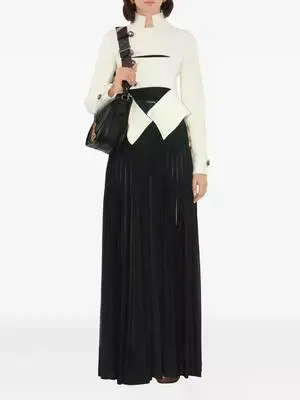 Burberry Pleated Maxi Skirt