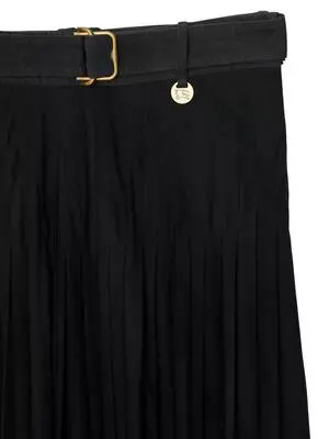 Burberry Pleated Maxi Skirt