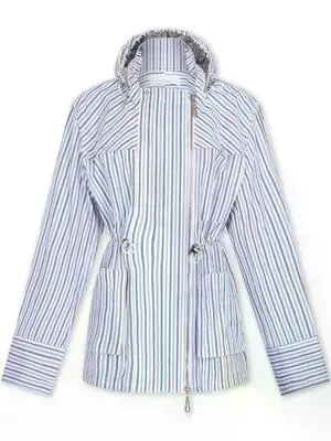 PACO RABANNE Rabanne Striped Hooded Jacket