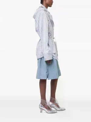 Rabanne Striped Hooded Jacket