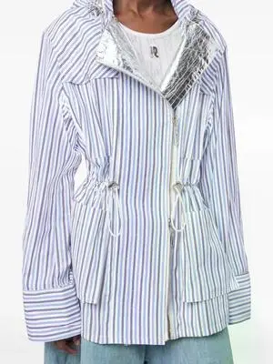 Rabanne Striped Hooded Jacket