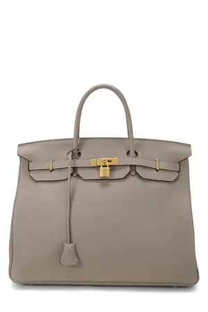 Hermès Togo Birkin 40 - Gris Asphalt