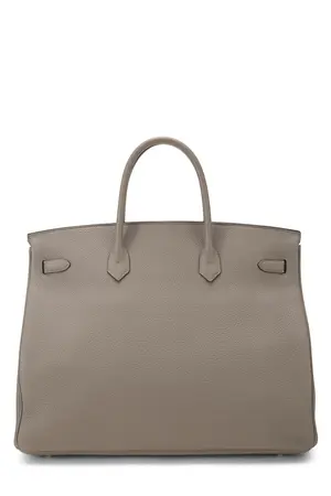 Hermès Togo Birkin 40 - Gris Asphalt
