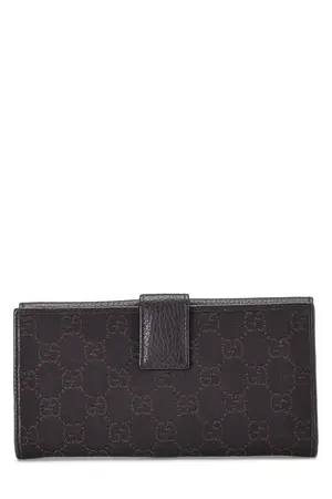 Gucci Gg Canvas Studded Soho Continental Wallet